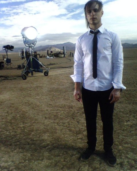 josh on crushcrushcrush video shoot (in Clipart)