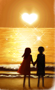 COUPLE BY THE BEACH (in Animated GIFs)